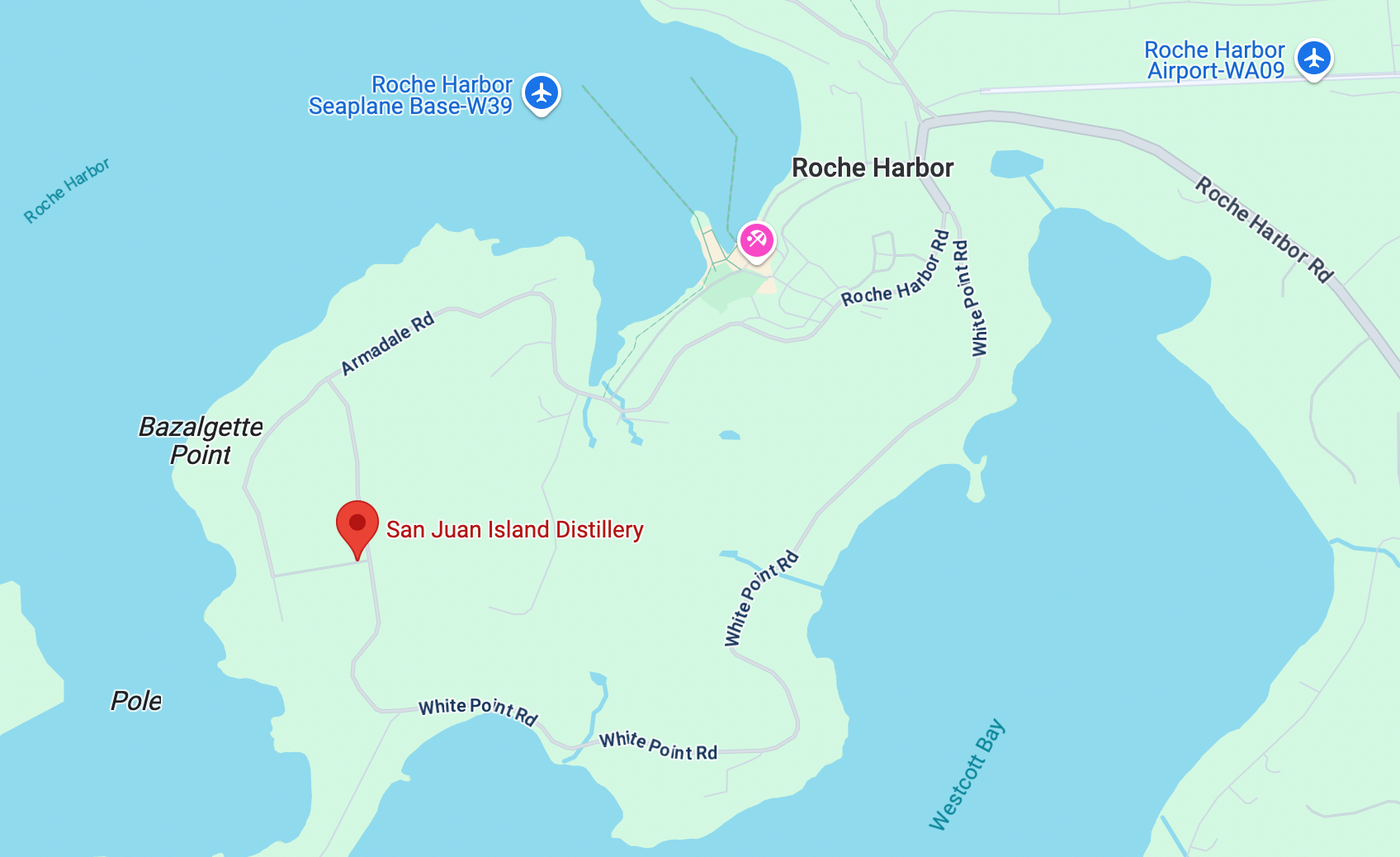 Location - San Juan Island Distillery